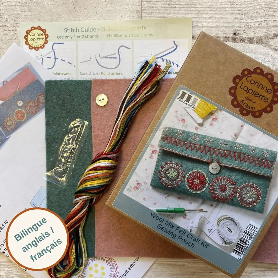 Sewing Pouch Felt Craft Mini Kit – Piece O' Cake Designs