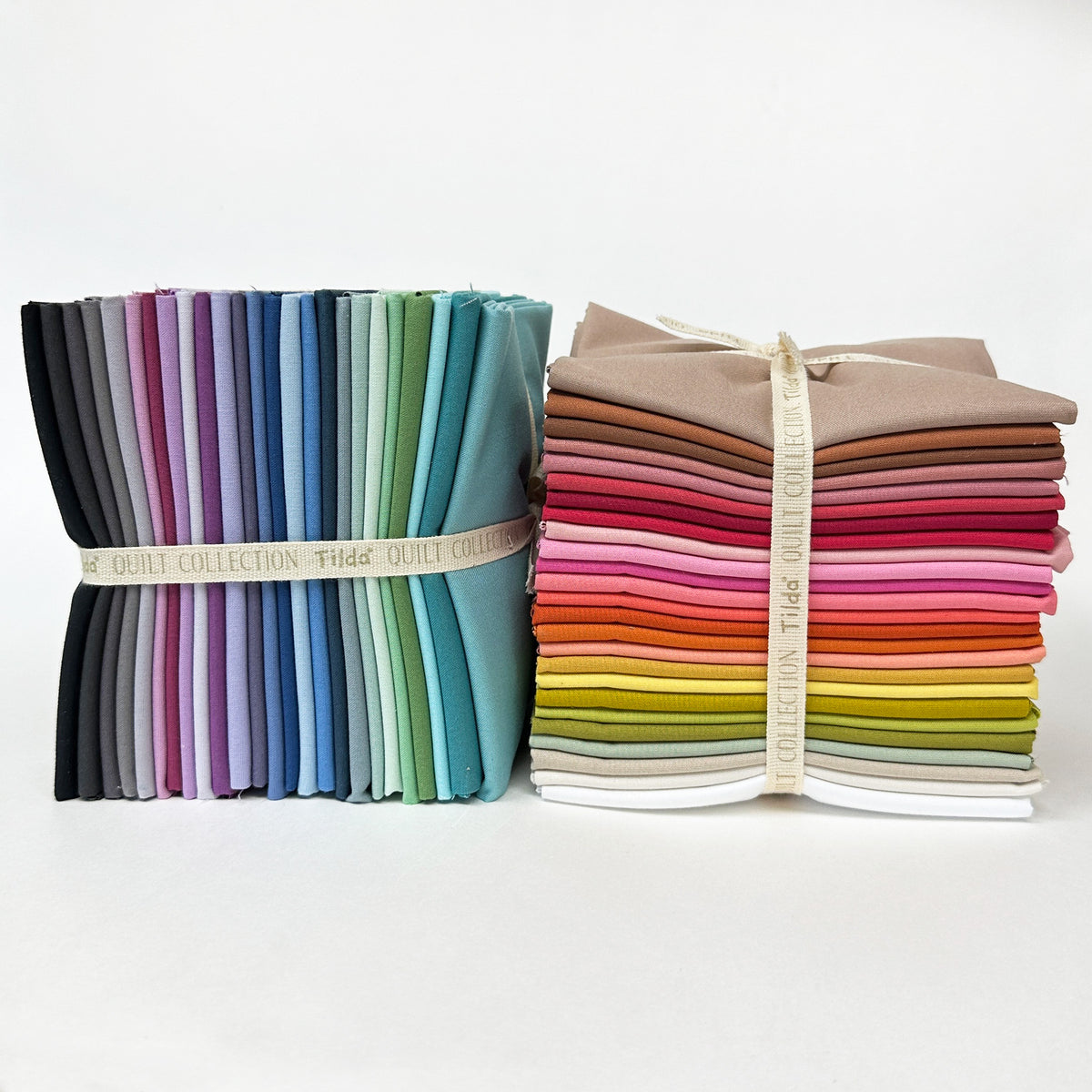 Tilda Solids Fat Quarter Bundles (Warm or Cool) – Piece O' Cake Designs