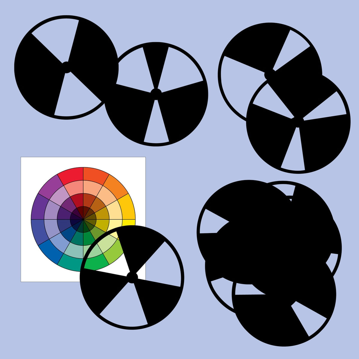 Foolproof Color Wheel Set – Piece O' Cake Designs