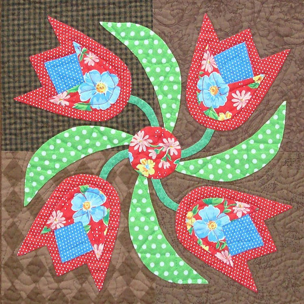 Tulips In The Park Block of the Month ePatterns – Piece O' Cake Designs